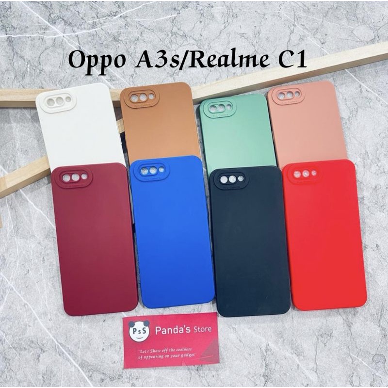 Jual Softcase Pro Camera Oppo A3s / Realme C1 Candy Case Full Color 3D ...