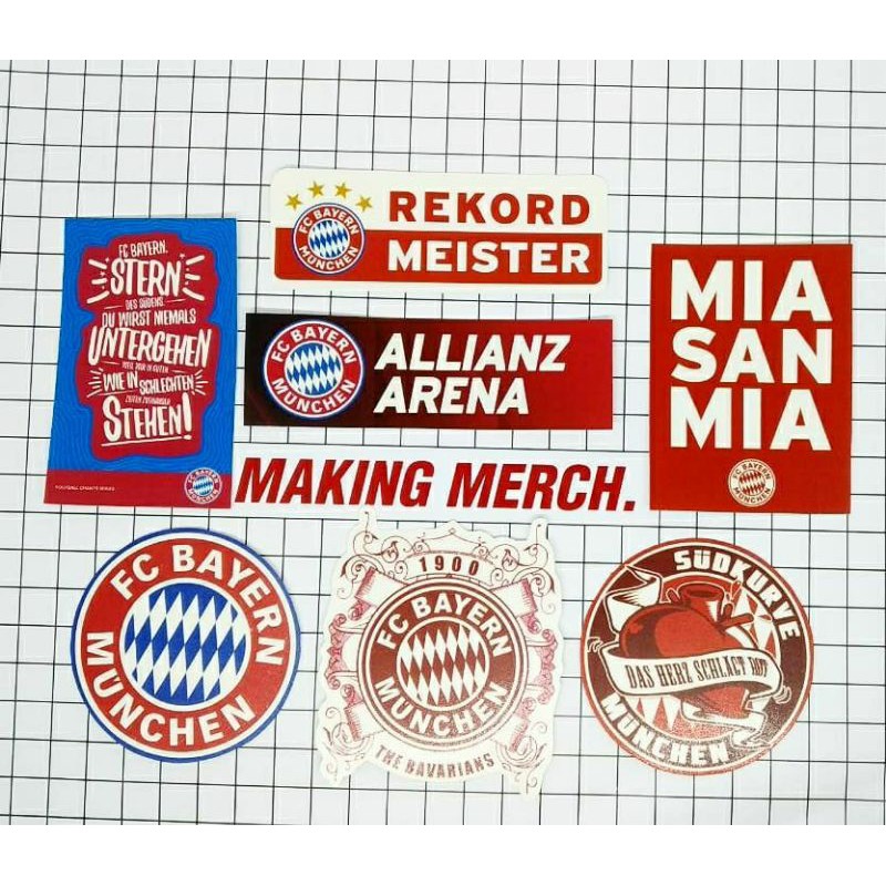 Jual Sticker FC Bayern Munchen | Shopee Indonesia