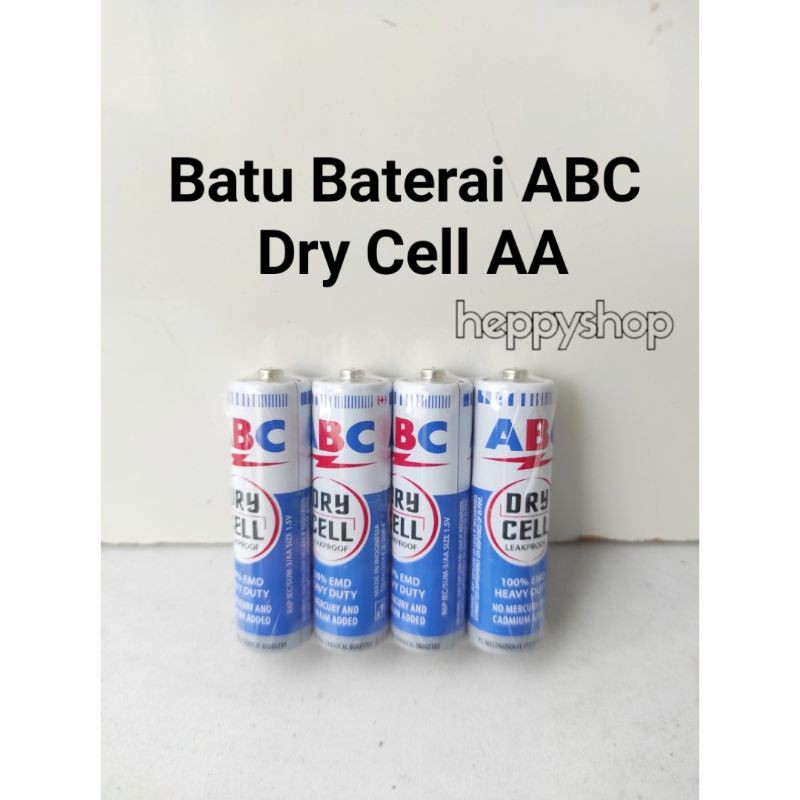 Jual Batu Baterai ABC Dry Cell AA | Shopee Indonesia
