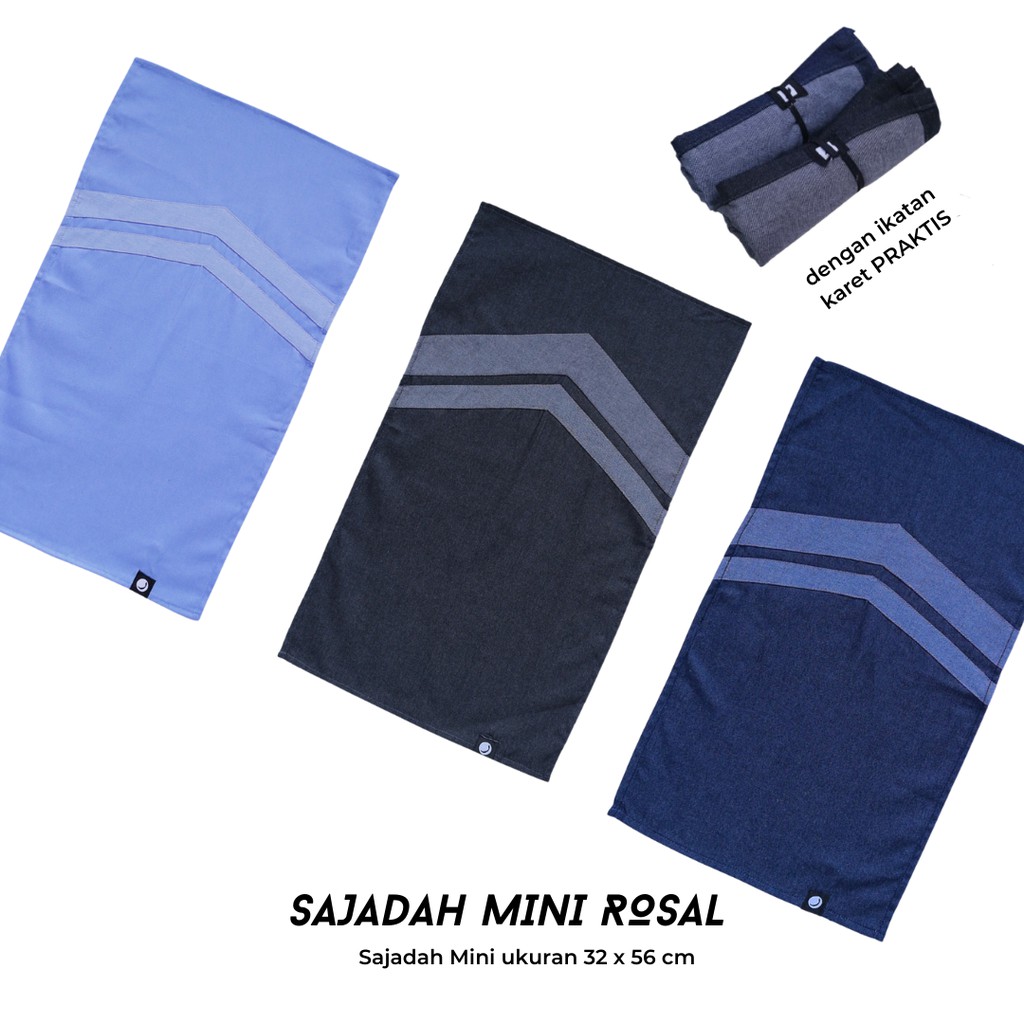 Jual (BISA COD) Sajadah Mini ROSAL - Sajadah Lipat Travel - Sajadah ...