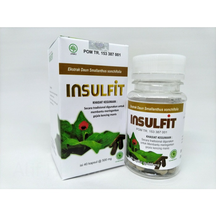 Jual Obat Herbal Diabetes Daun Insulin Obat Gula Darah Kapsul Isi 40 ...