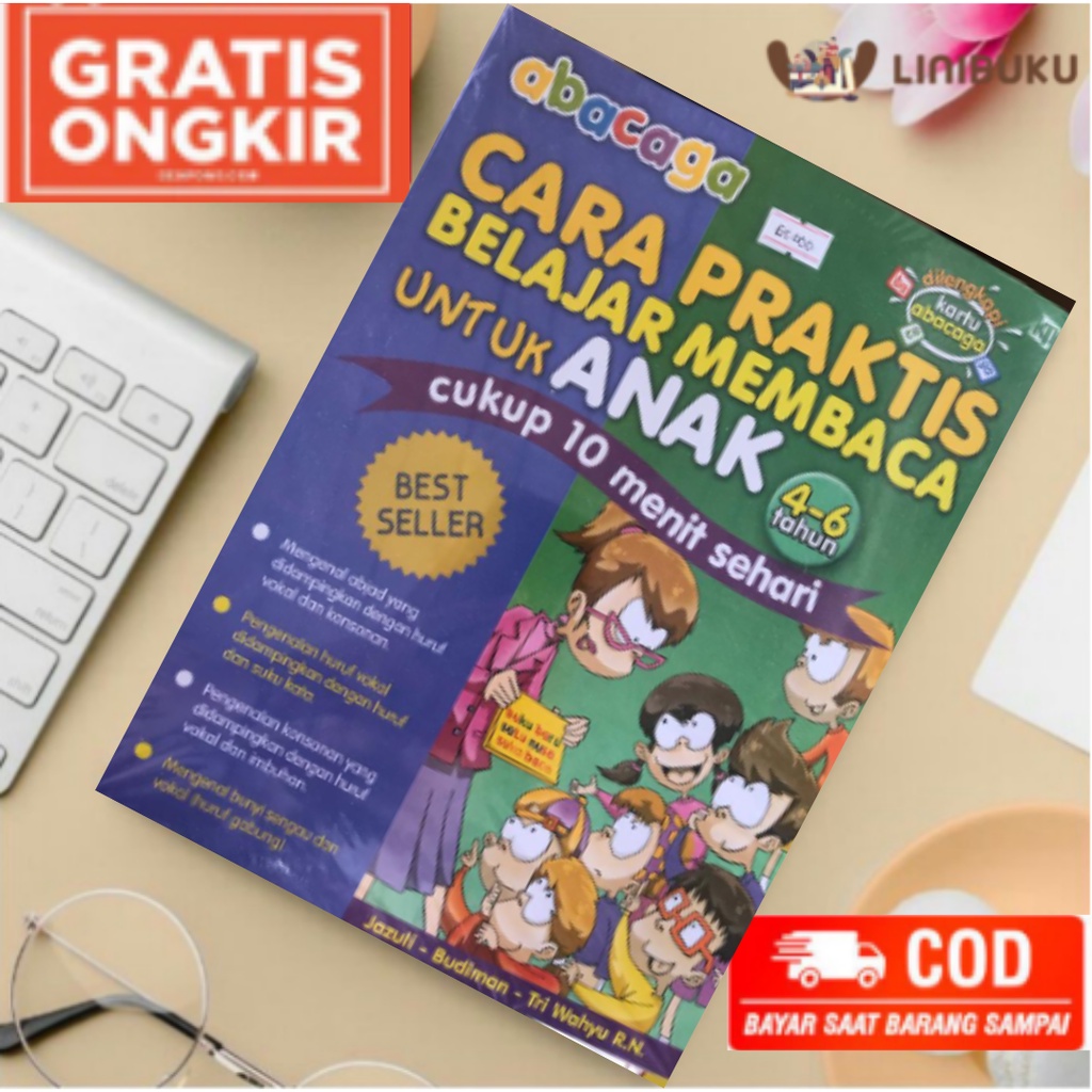 Jual BUKU ANAK - ABACAGA CARA PRAKTIS BELAJAR MEMBACA UNTUK ANAK 4 - 6 ...