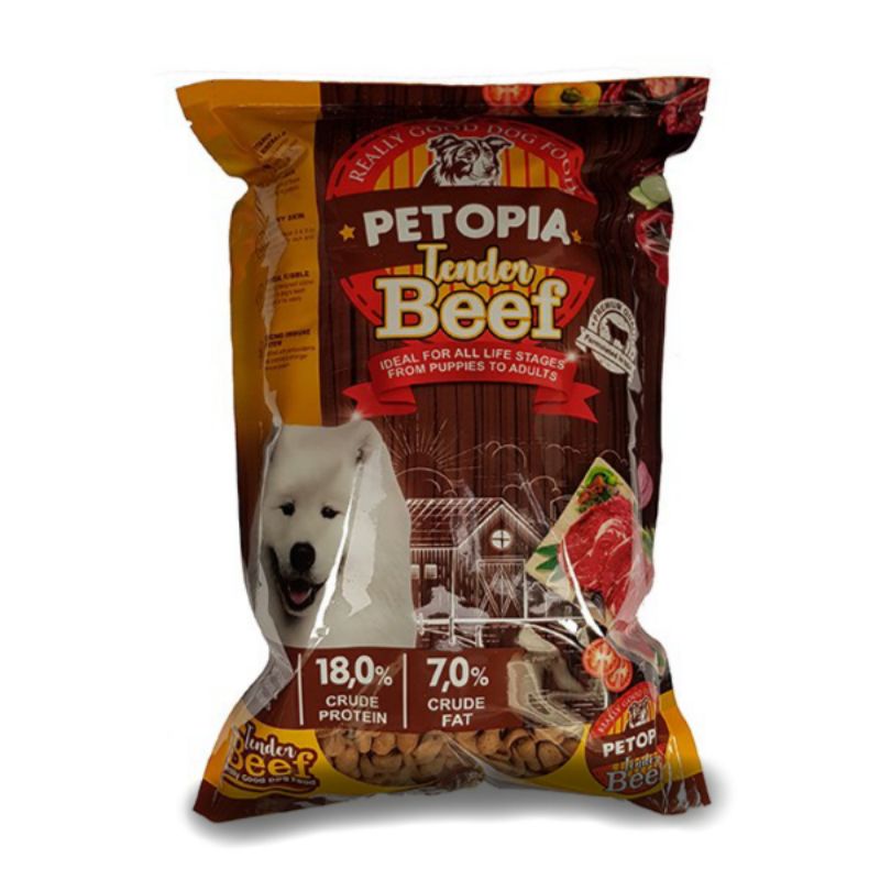 Jual Petopia Beef Dry Dog Food All Stages 1 Kg | Shopee Indonesia