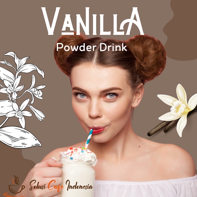 Jual Tester Bubuk Minuman Rasa Vanilla White Ori Sachet 30gr Solusi ...