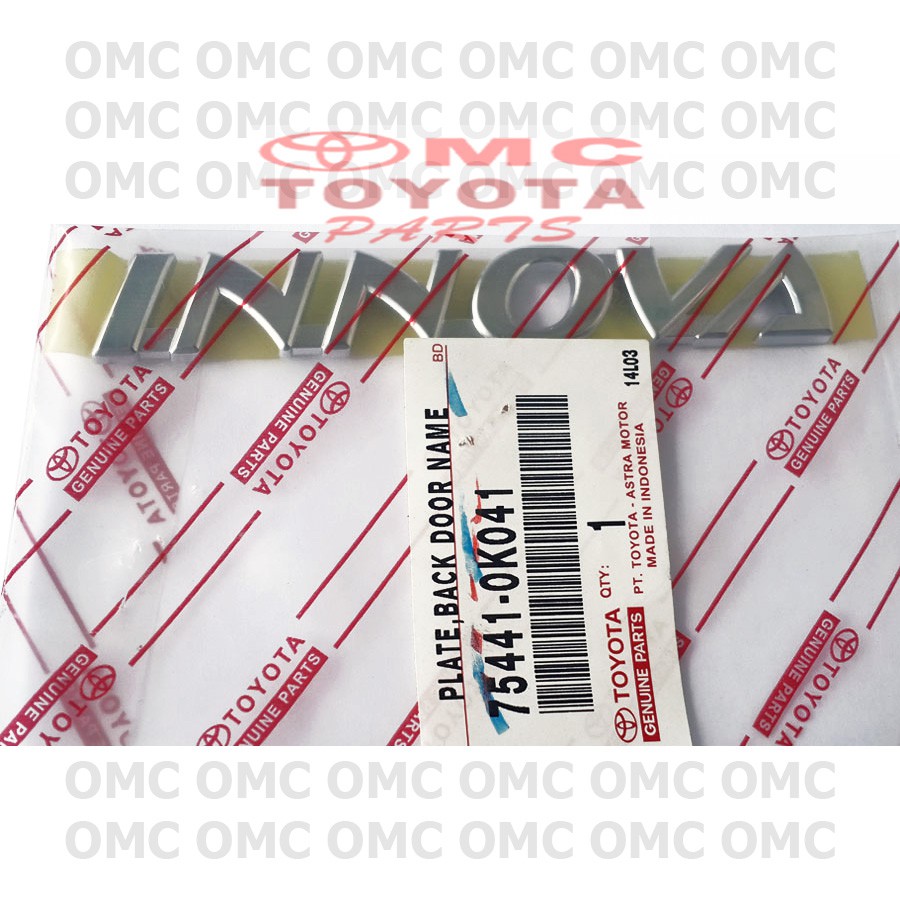 Jual Emblem Logo Toyota Kijang Innova 75441-0K041 | Shopee Indonesia