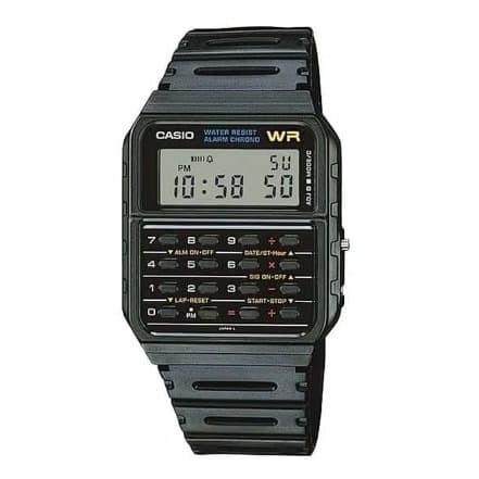 Jual Casio Calculator Original CA-53W-1ZDR Rubber Strap | Shopee Indonesia