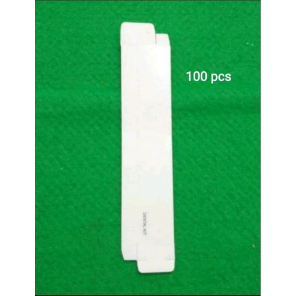 Jual cover dental kit / box sikat gigi hotel 100 pcs | Shopee Indonesia