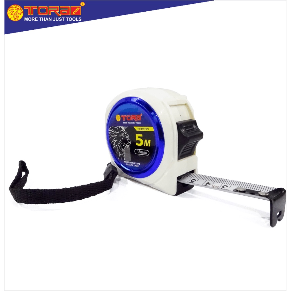 Jual TORA Meteran 5 Meter Putih - White Blue Body | Shopee Indonesia
