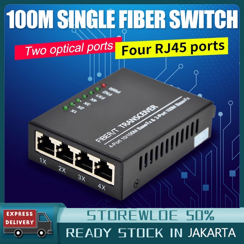 Jual 1000Mbps A+B 2G2E Port Gigabit Optical Fiber Media Converter 2 ...