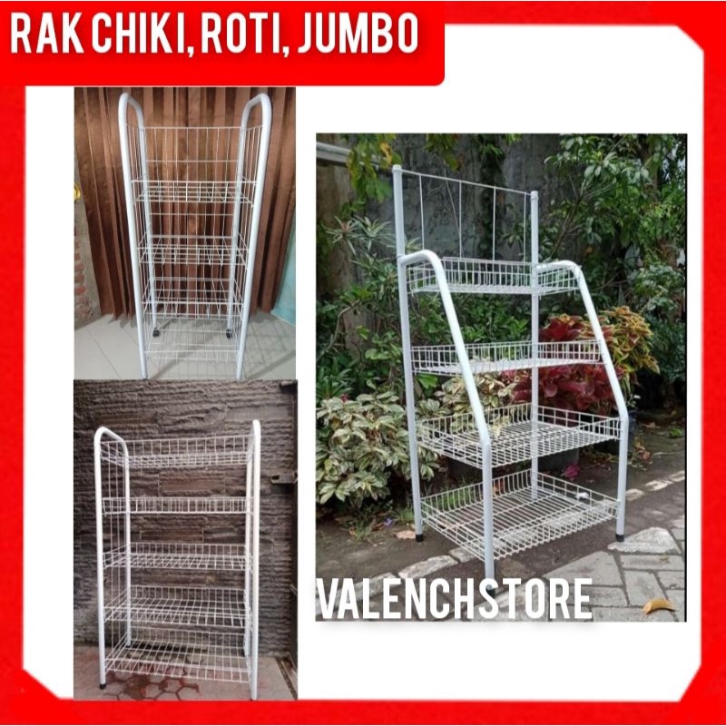 Jual rak chiki / rak chiki 4 susun / rak chiki jumbo/ rak chiki 4 ...
