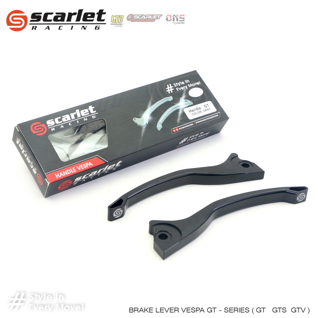 Jual Scarlet Racing - Brake Lever Full CNC Handle Motor Vespa GTS GT ...