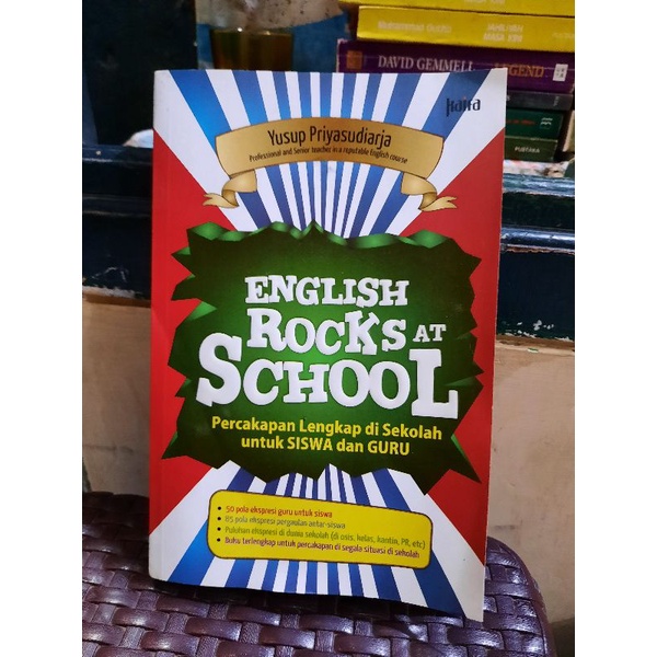 Jual ENGLISH ROCKS AT SCHOOL - PERCAKAPAN LENGKAP DI SEKOLAH UNTUK ...