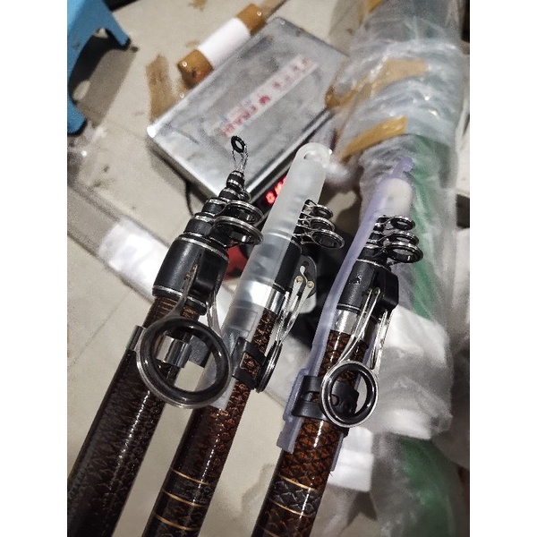 Jual joran pancing surf exori black cobra 360 390 420 carbon pantai ...