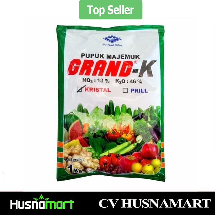 Jual Pupuk Majemuk Tanaman Pertanian GRAND-K Kristal - kemasan 1kg ...
