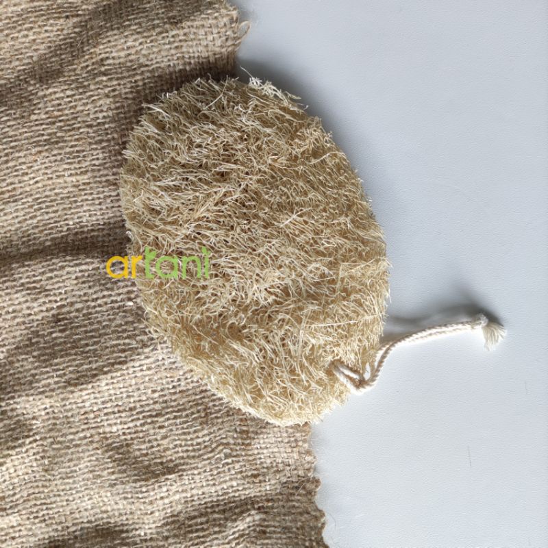 Jual Loofah Pads / Spons Mandi / Natural Shower Puff / Gambas Mandi ...