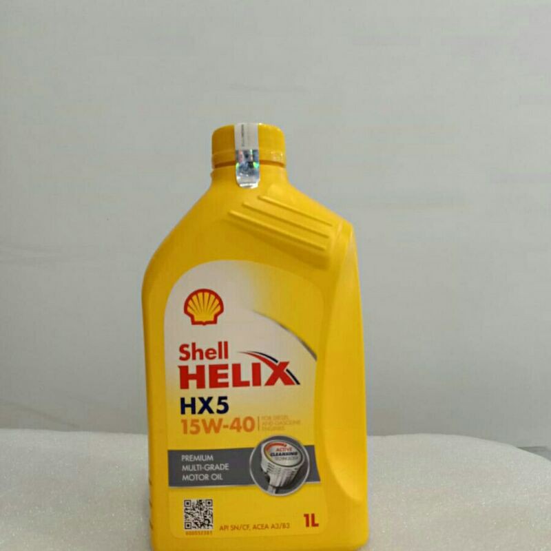 Jual Shell Helix HX5 15/40 Liter 100% Original(GRATIS jasa ganti oli ...