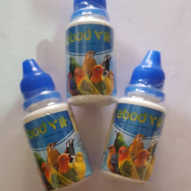 Jual EBOD VIT 1 botol VITAMIN HARIAN BURUNG KICAU MURAI KACER CUCAK IJO ...