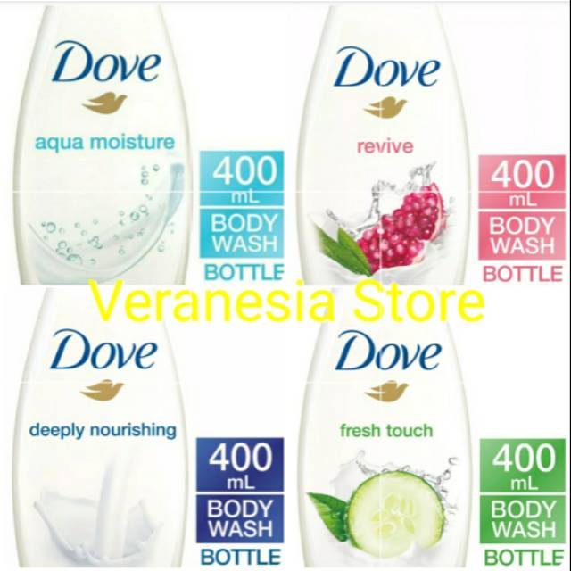 Jual BOTOL Dove Body Wash Sabun Mandi 400mL | Shopee Indonesia