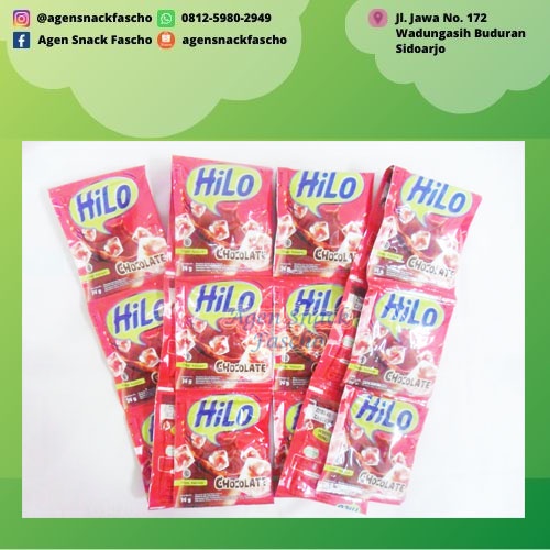 Jual Hilo Chocolate Sachet 10 x 14 gram (1 renceng isi 10 sachet ...