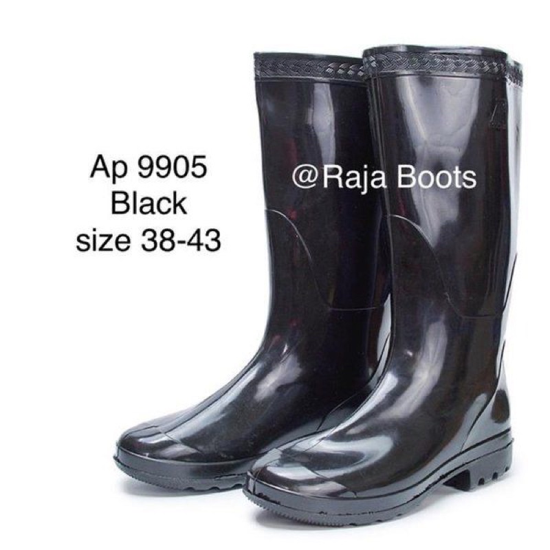 Jual Ap boots 9905 Black | Shopee Indonesia