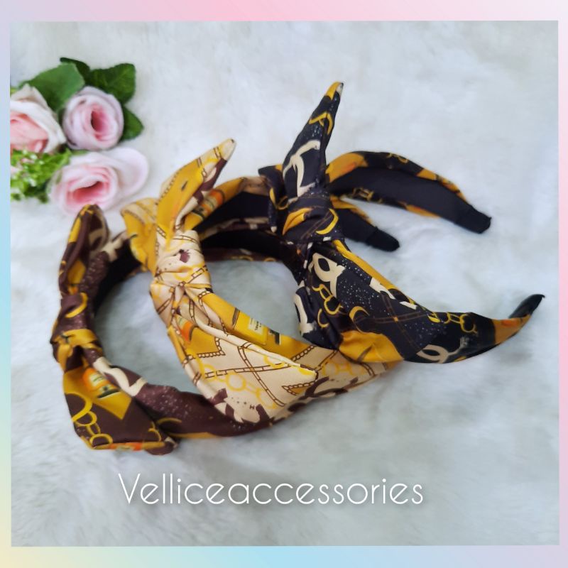 Jual Bando Pita Motif Chnl Murah kekinian | Shopee Indonesia