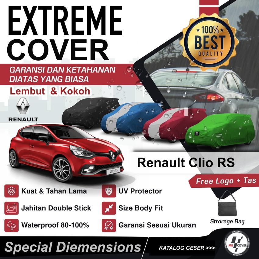 Jual Body Cover Cover Mobil Sarung Mobil Renault Clio RS | Shopee Indonesia