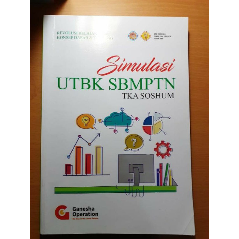 Jual Buku Simulasi UTBK SBMPTN tka soshum Ganesha Operation (GO) | Shopee Indonesia