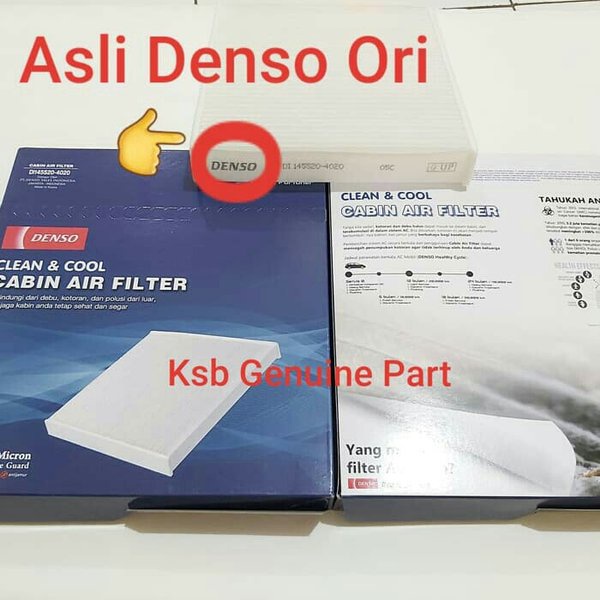 Jual Kabin Filter AC Fortuner Innova inova Reborn Ribon Hilux Alphart ...