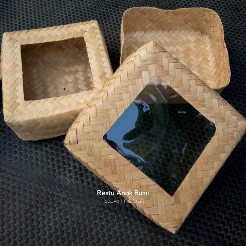 Jual Besek 20cm, Besek Mika, Tempat nasi, Besek, Anyaman Bambu, Besek ...