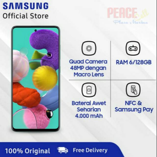 Jual Samsung Galaxy A51 6/128gb | Shopee Indonesia