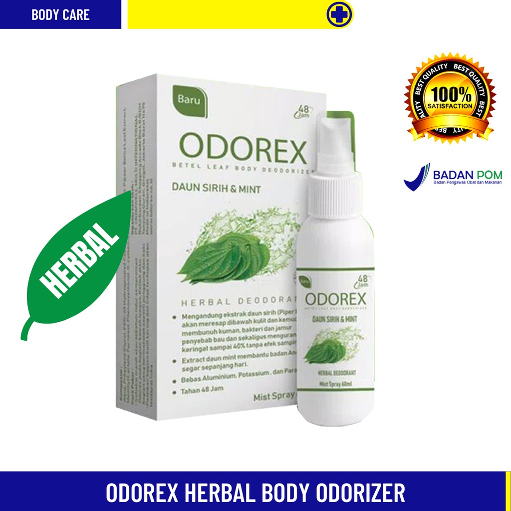 Jual ODOREX HERBAL DEODORIZER / DEODORANT / DEODORAN | Shopee Indonesia