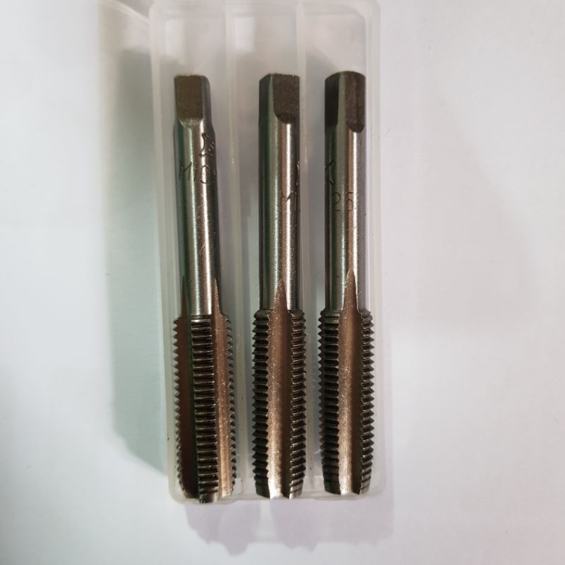 Jual HAND TAPS M8 X 1.25/ MATA TAP DRAT BAUT/ISI 3 PCS | Shopee Indonesia