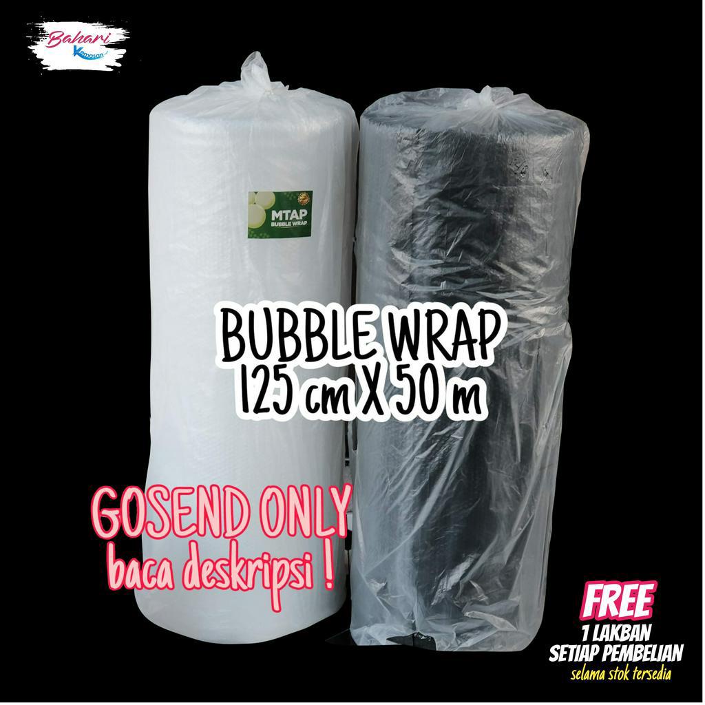 Jual [1 Rol Besar] Plastik Bubble Wrap Packing 125cm x 50m MTAP | Shopee Indonesia