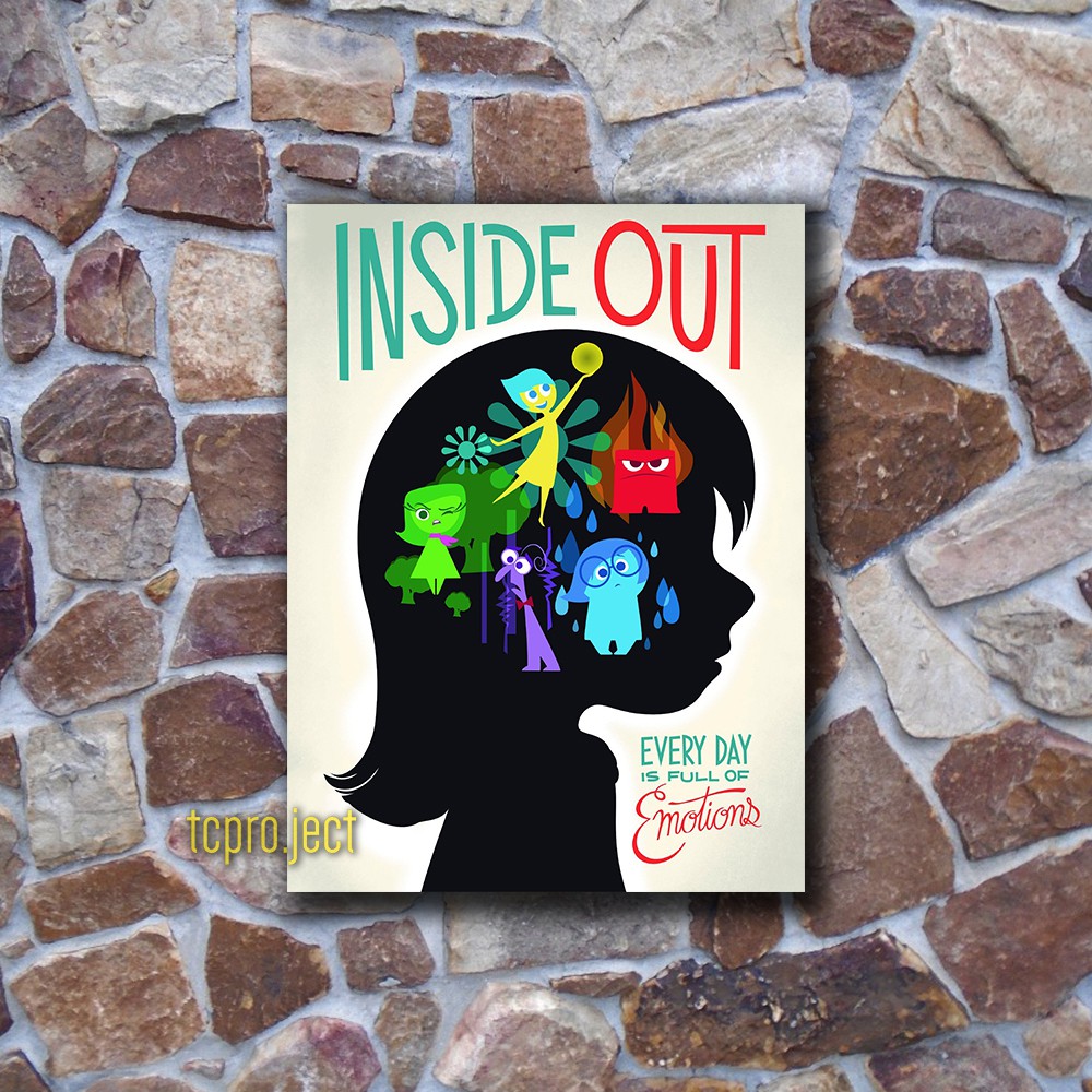 Jual Poster INSIDE OUT FILM - Dekorasi Hiasan Dinding - Poster Kayu ...