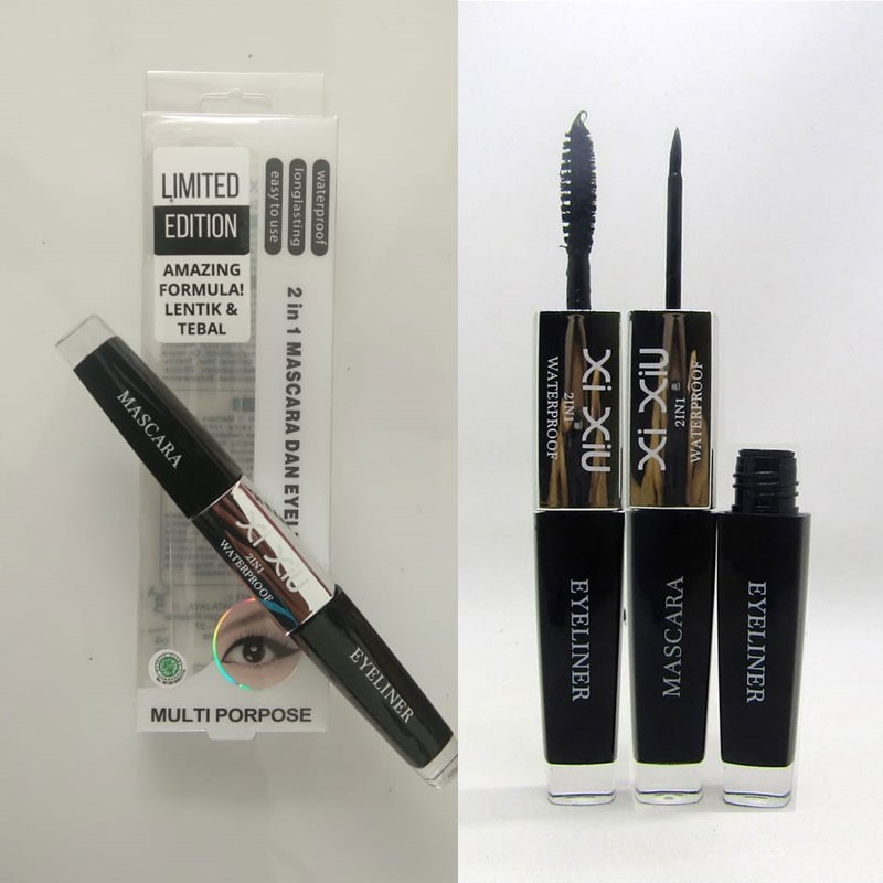 Jual ^ KYRA ^ Xi Xiu 2 in 1 Maskara Dan Eyeliner Xixiu 2 in 1 Mascara ...