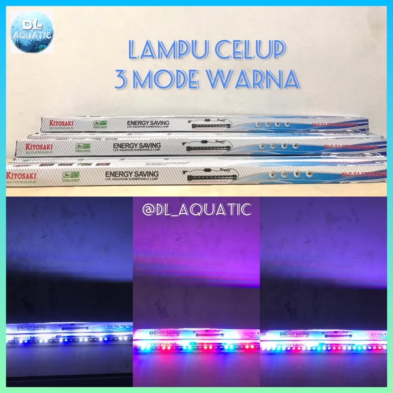 Jual Lampu LED Celup Aquarium KIYOSAKI KLC 500 dan 800 Aquarium ...