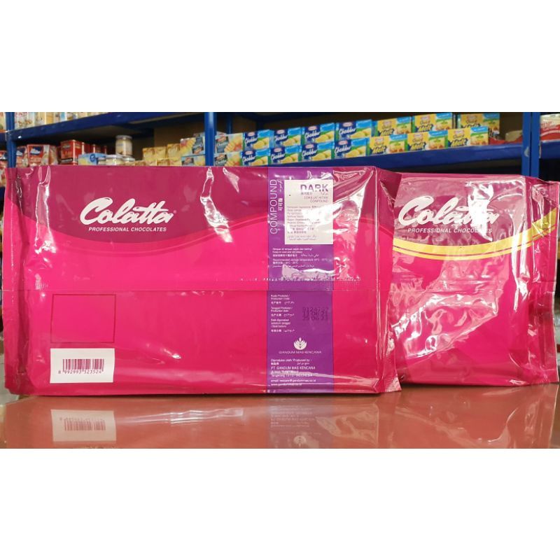 Jual 1kg Colatta Dark Compound/DCC Colatta/Coklat Blok/Coklar Batang ...
