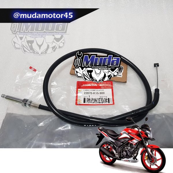 Jual CABLE COMPLETE CLUTCH 22870-K15-900 KABEL TUAS KOPLING CB150R OLD ...