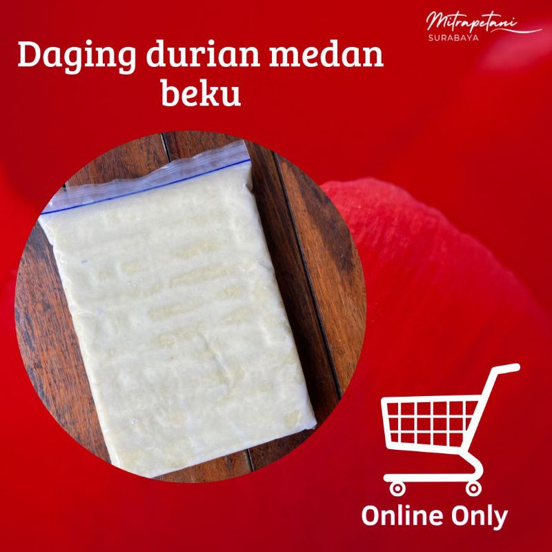 Jual Durian medan beku, durian medan frozen, daging durian 1kg | Shopee ...