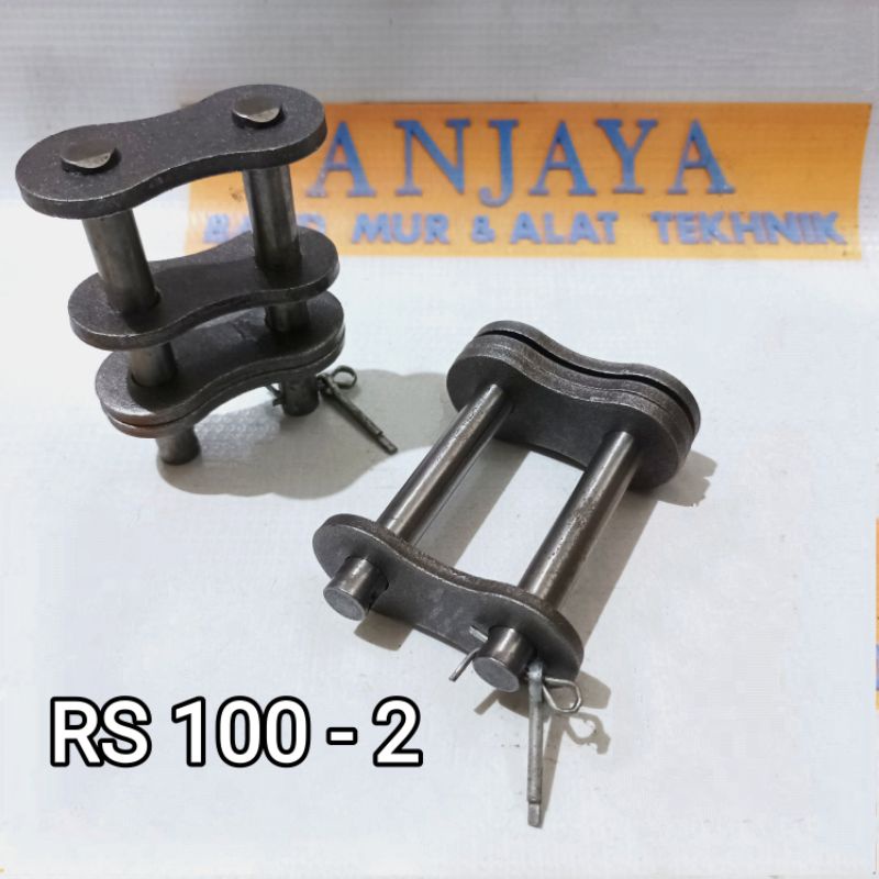 Jual Sambungan Rantai RS 100 - 2 DOUBLE / Connecting Link | Shopee ...