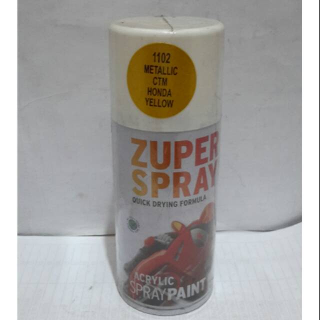 Jual RJ london ZUPER SPRAY Cat Semprot 150cc 1102 - metallic ctm honda yellow | Shopee Indonesia