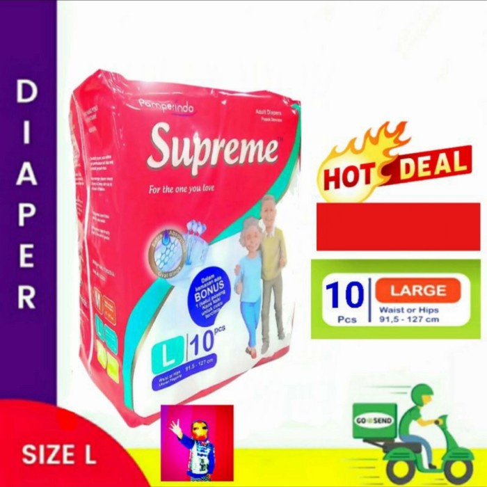 Jual dewasa-diaper- promo adult diapers supreme popok dewasa size l isi ... Jual dewasa-diaper- promo adult diapers supreme popok dewasa size l isi ...