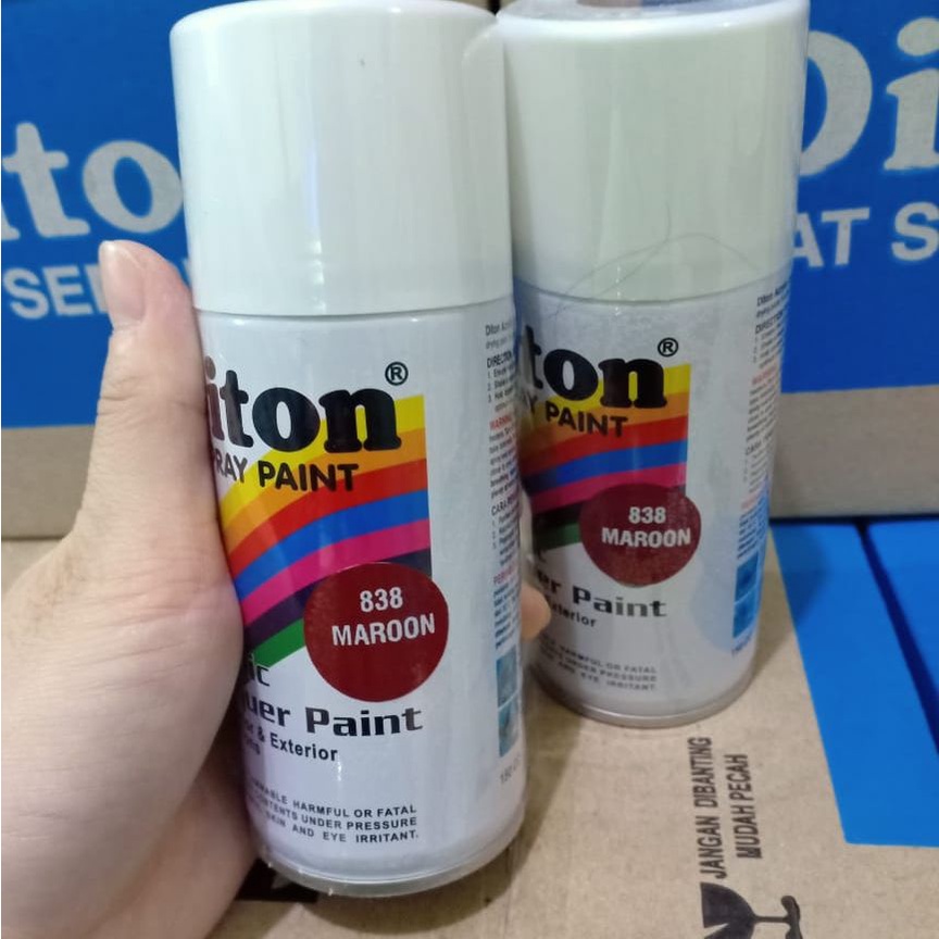 Jual DITON Spray Paint Acrylic Lacquer Paint Pilox Cat Semprot - 838 ...