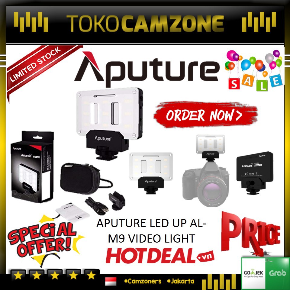 Jual Aputure AL-M9 Amaran Pocket-Sized Daylight-Balanced LED Light ...