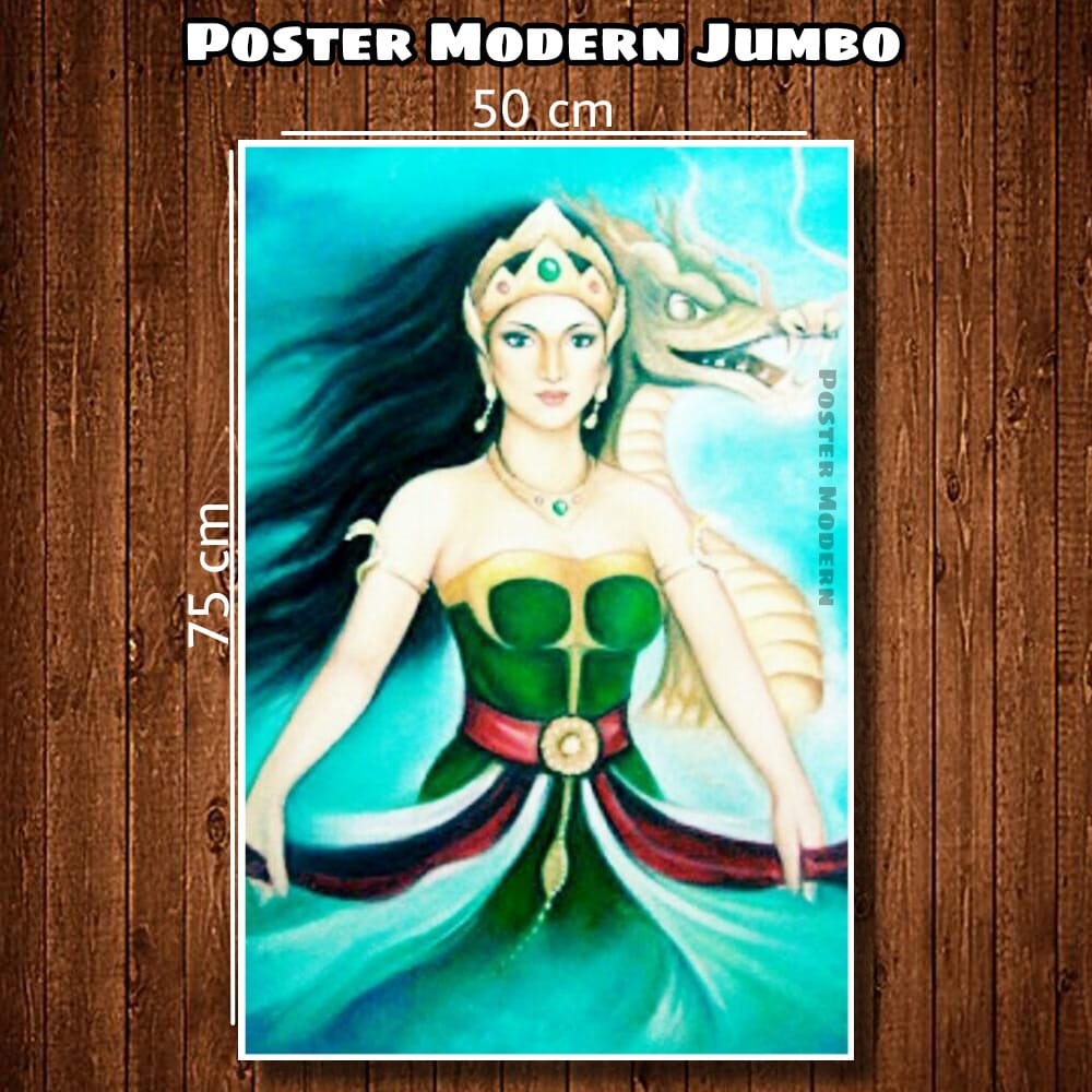 Jual Poster Modern Jumbo Foto Nyi Roro Kidul #PMJ009 - Ukuran 50 x 75 ...