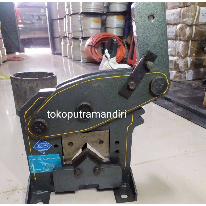 Jual Alat potong besi siku Manual 06/N5 MULLER / Gunting Duduk besi ...