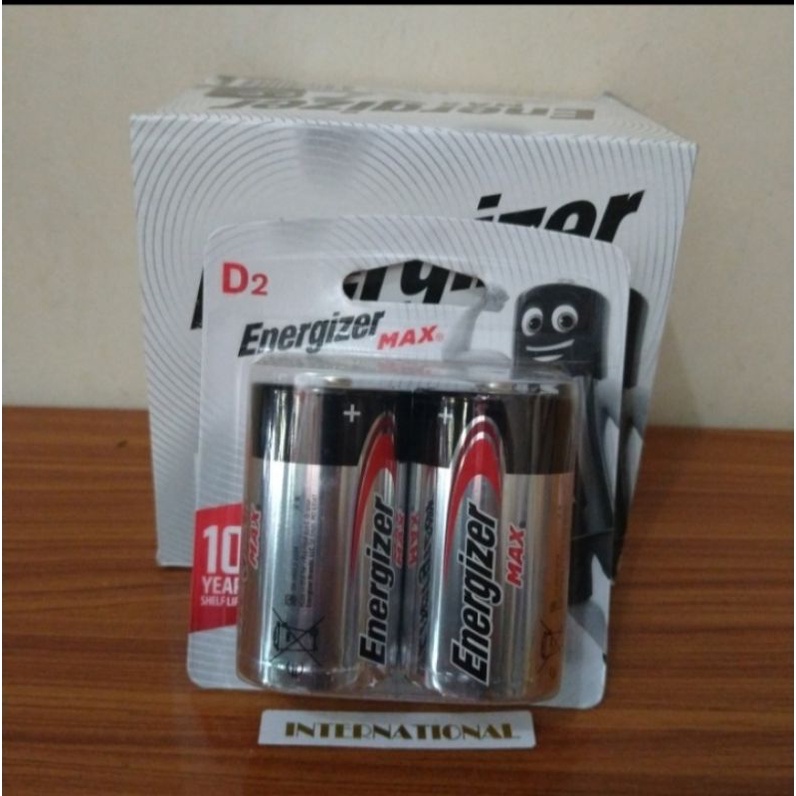 Jual BATERAI ALKALINE ENERGIZER D/BESAR 1,5V BATTERY ALKALINE 2PCS ...
