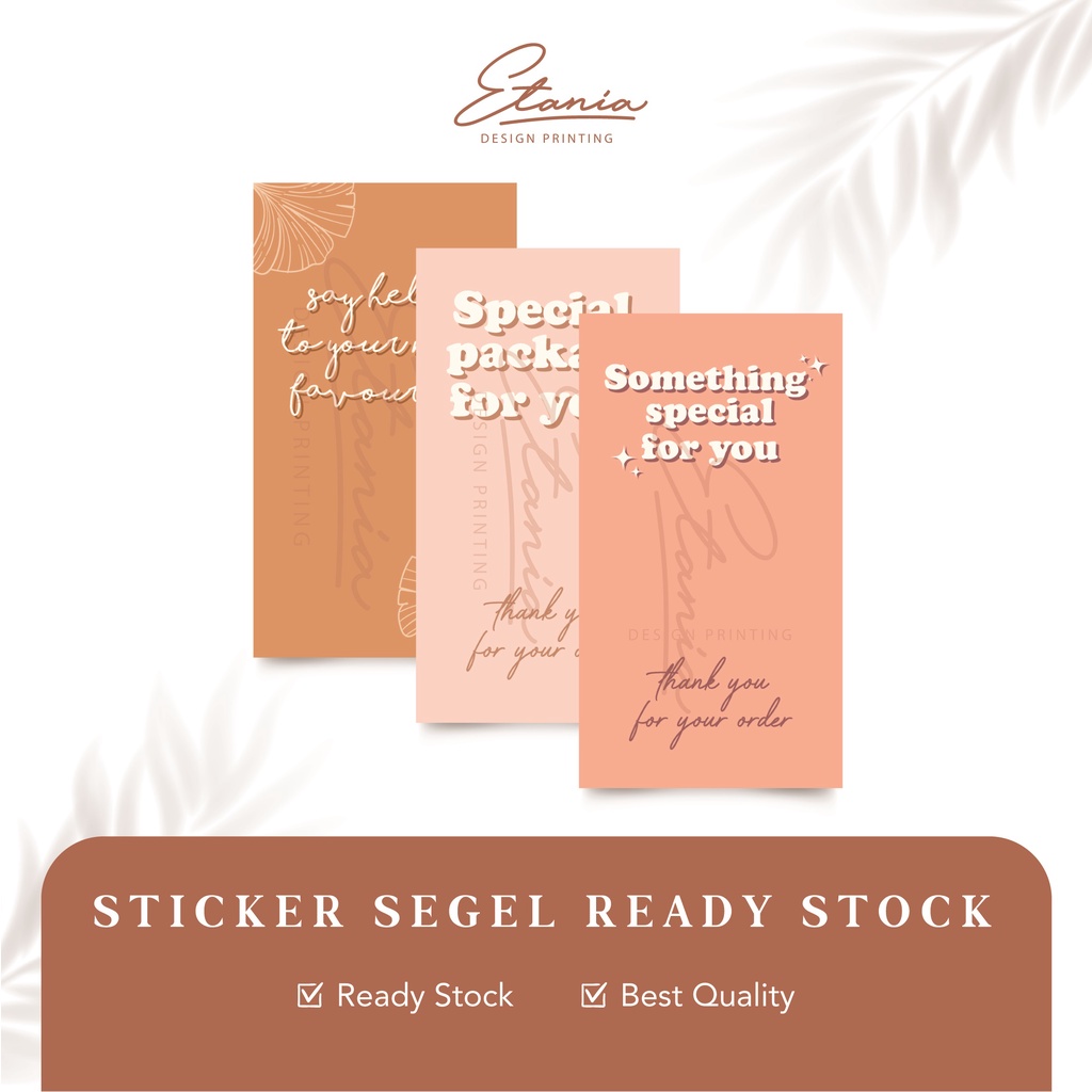 Jual Sticker segel ready/Label segel ready/Sticker aesthetic ready ...