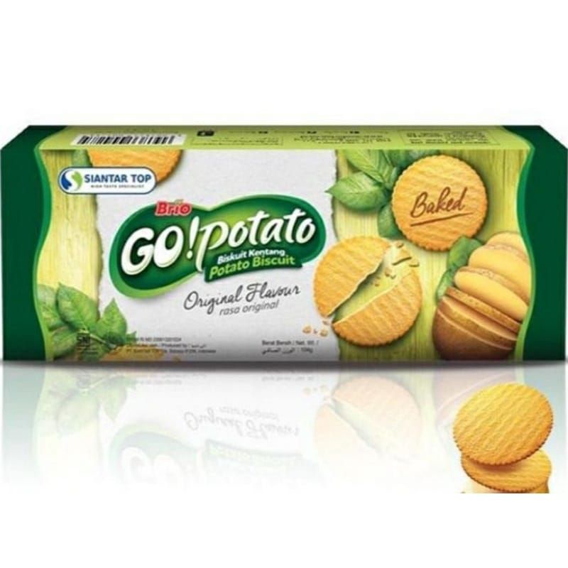 Jual Brio Go Potato Biskuit Kentang 60g pck | Shopee Indonesia