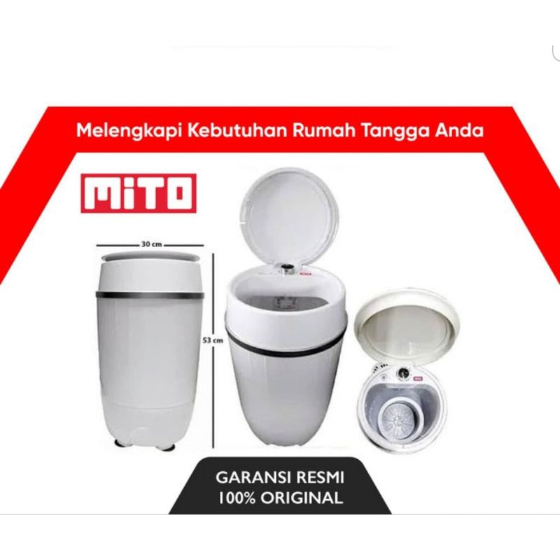 Jual Mito WM1 Mesin Cuci Mini Portable Mito WM 1 Kapasitas 3,5 kg ...